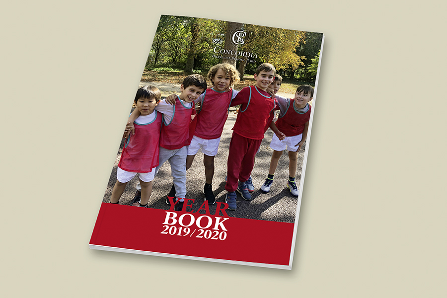 Concordia school Paris – Yearbook 2020 – dumkit graphic